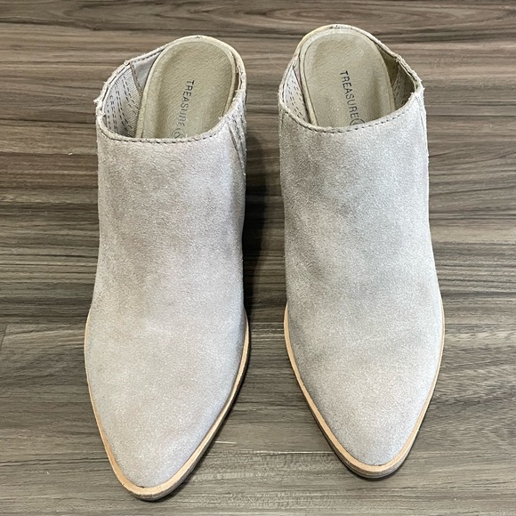 Treasure & Bond | Shoes | Treasure Bond Block Heel Leather Mule | Poshmark